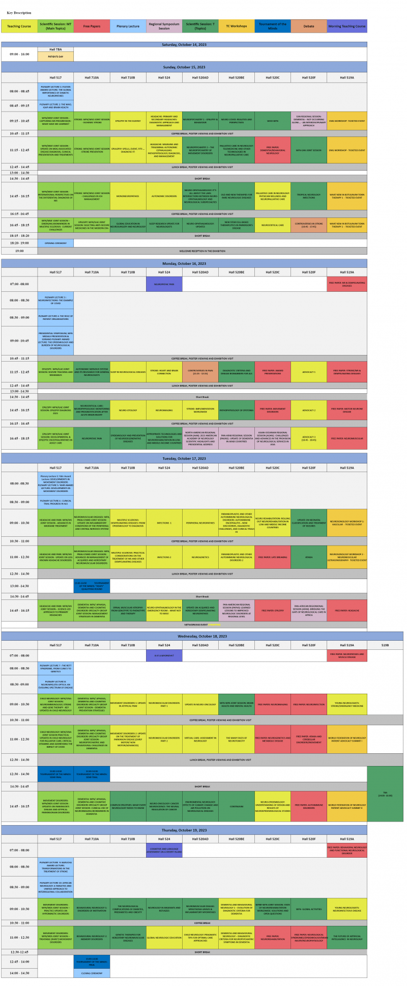 Program at a Glance - WCN 2023